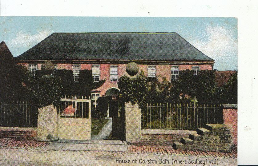 Somerset Postcard - House at Corston - Bath - (Where Southey Lived ...