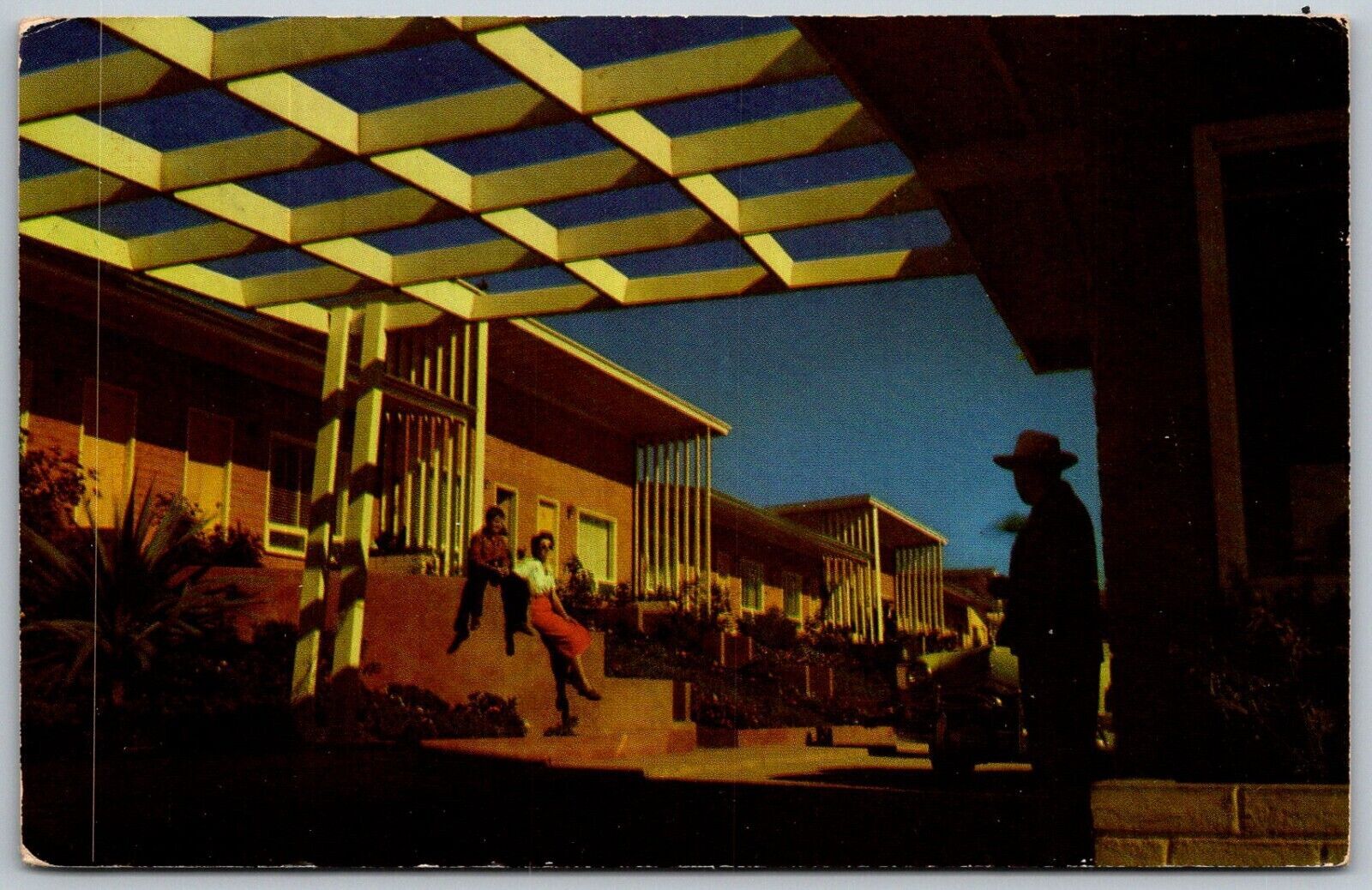 Ensenada Mexico 1952 Postcard Villa Marina Resort Hotel Baja California ...