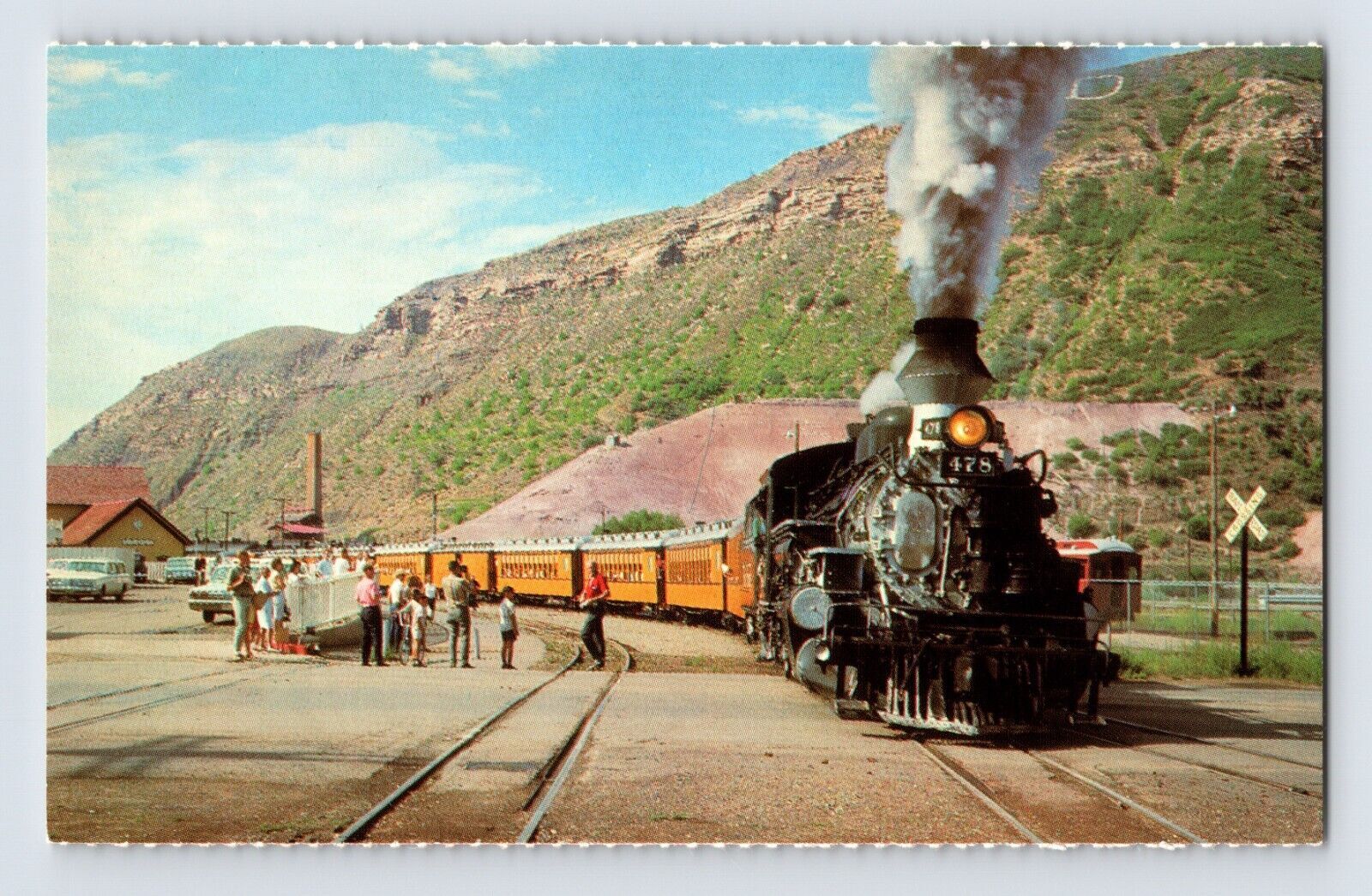 Postcard Railroad Train Denver Rio Grande Narrow Gauge Silverton CO ...
