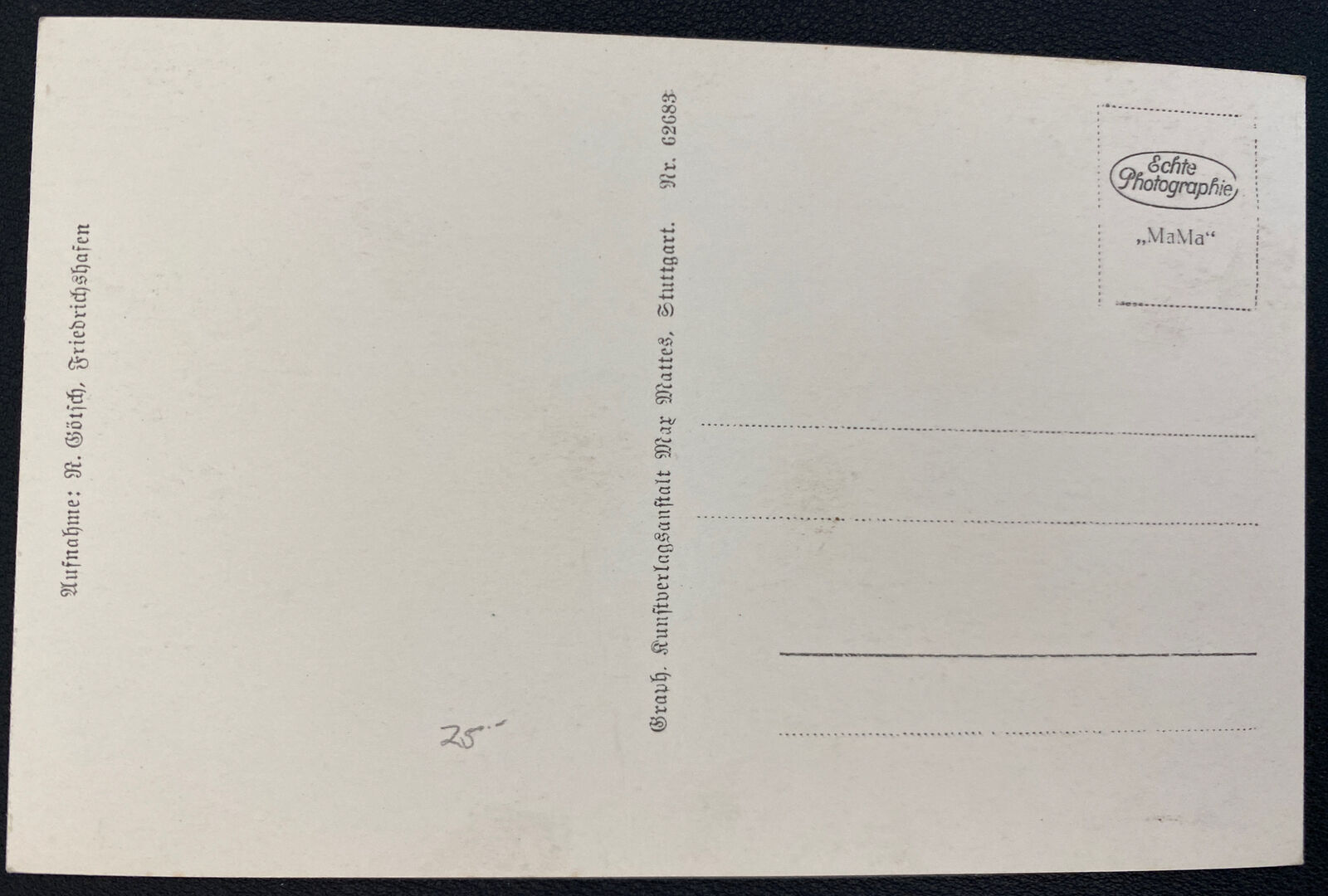 Mint Germany Real Picture Postcard Bodensee Zeppelin Airship Storm ...