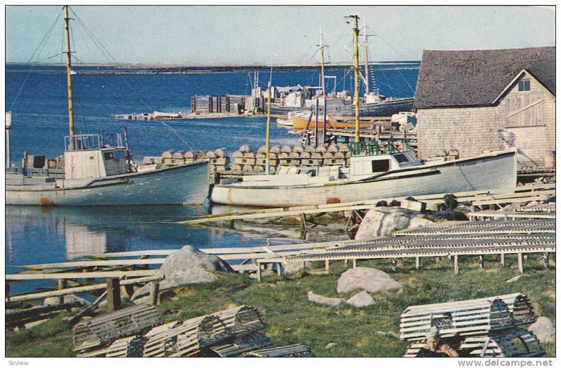 Boats, Cape Sable On The Beautiful South Shore Of Nova Scotia, Canada ...