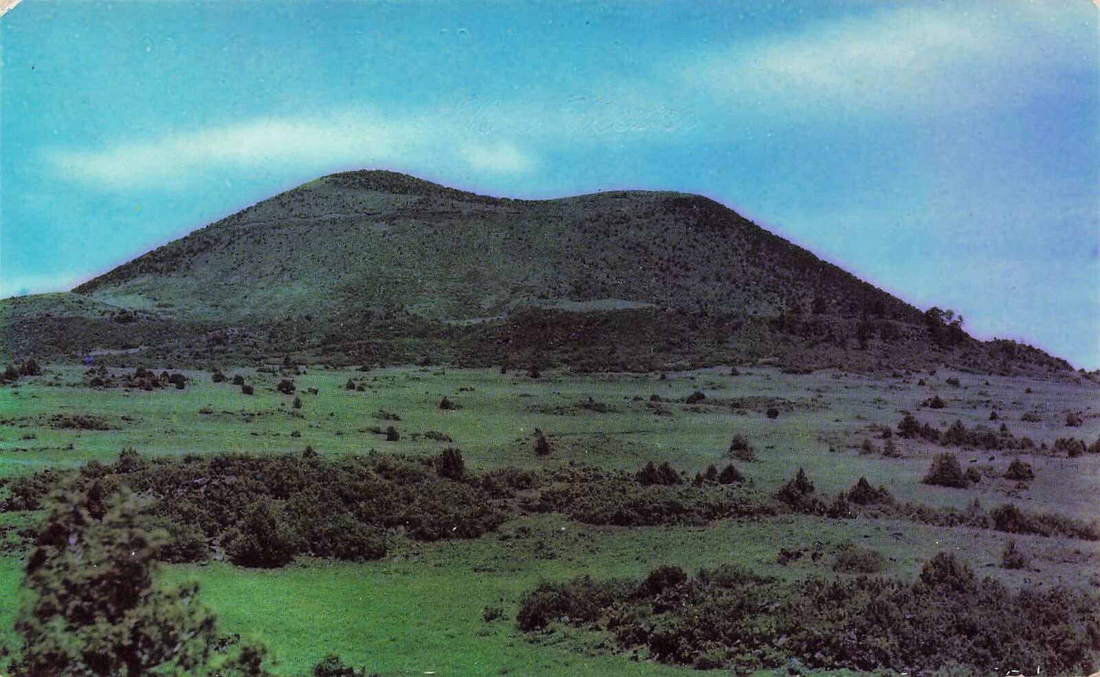 Postcard Mt. Capulin Volcano Northern New Mexico Chrome Unposted 1939 ...