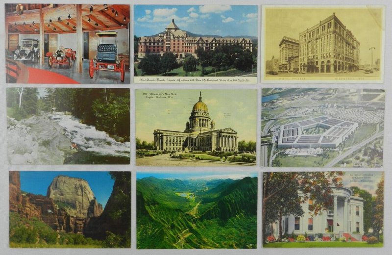 500+ Postcards Large Lot 1900-1970s US States, RPPC, Vintage Locations ...