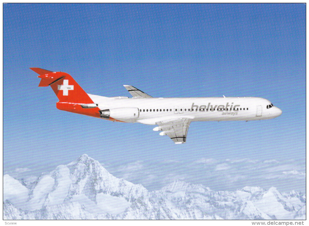 helvetic Airlines Passenger Airplane , 70-90s | Topics - Transportation ...