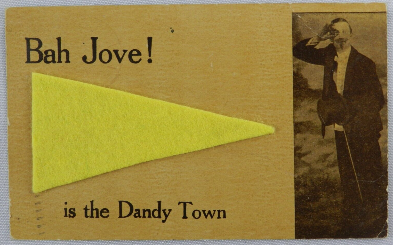 1912 Bah Jove! Is The Dandy Town Bright Yellow Arrow - Posted Vintage ...