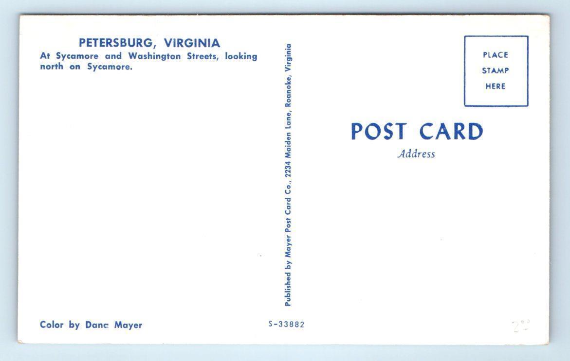 PETERSBURG, VA Virginia ~ SYCAMORE STREET SCENE Coke Sign c1950s Cars ...