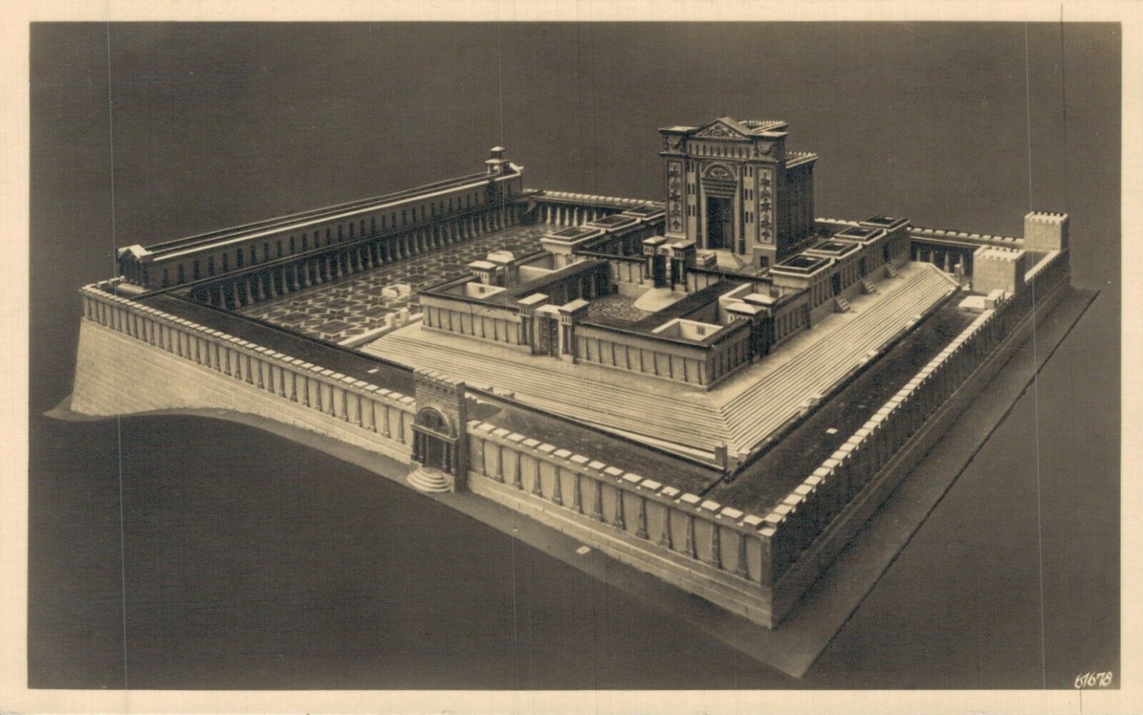Israel Temple Jerusalem Herodes Temple RPPC 06.95 | Asia & Middle East ...