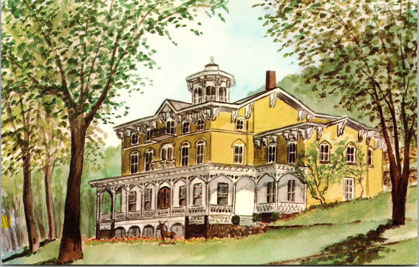 Asa Packer Mansion Jim Thorpe Pa Pennsylvania Painting Mansion Lehigh ...