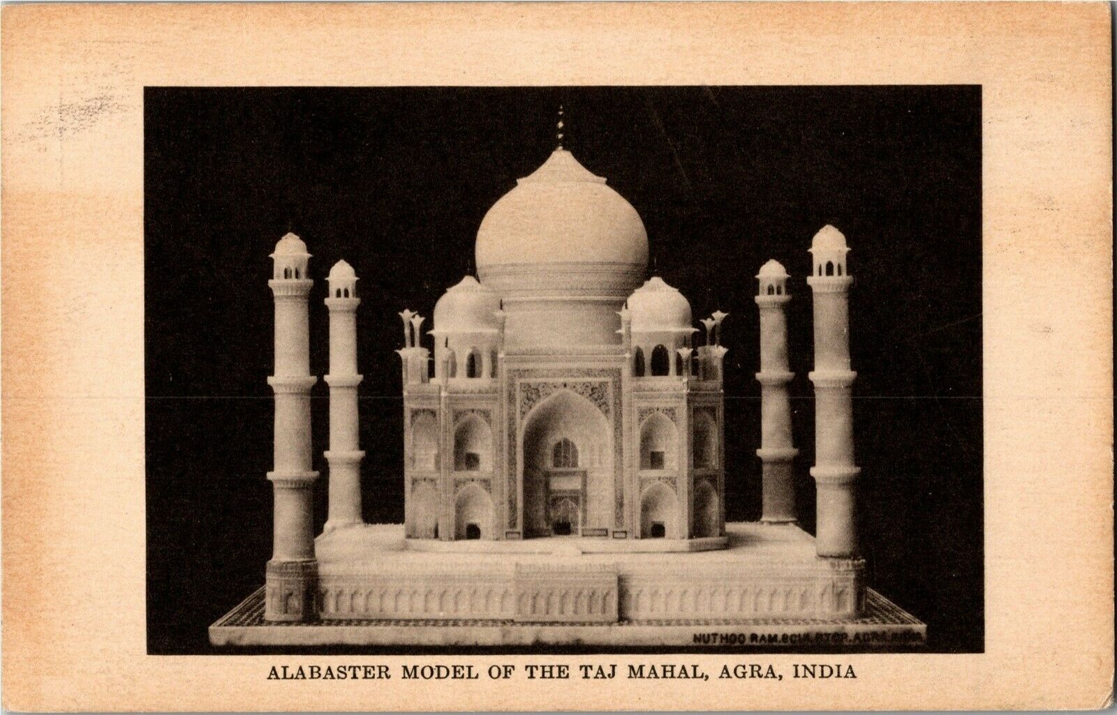 Alabaster Model of Taj Mahal, Field Museum Natural History Chicago ...