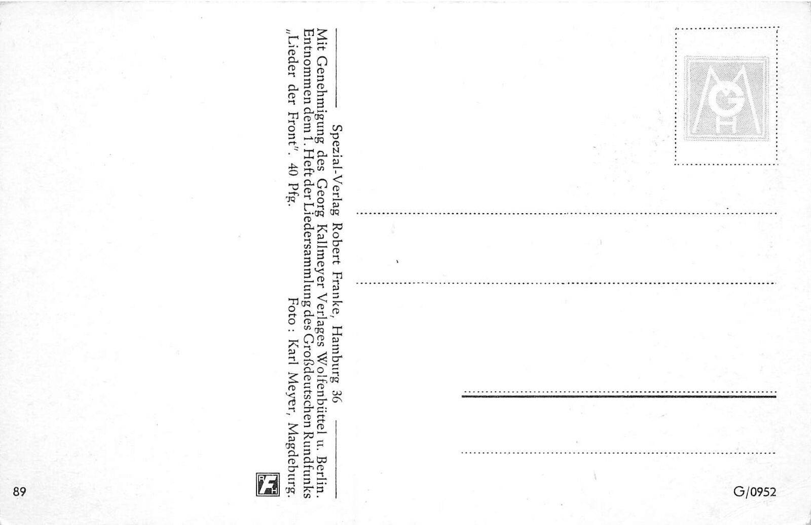 Lot171 germany goodbye rosmarie military postcard soldier leaving ...