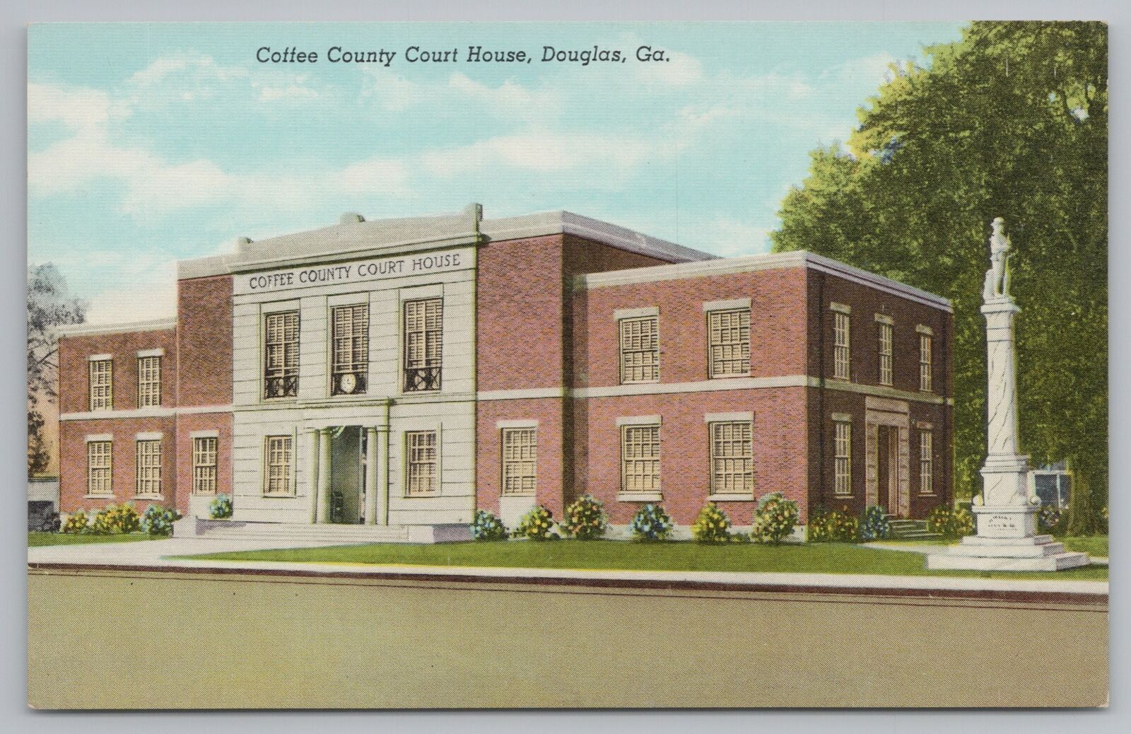 Douglas GA~Coffee Court House Clock~Civil War Confederate Soldiers ...