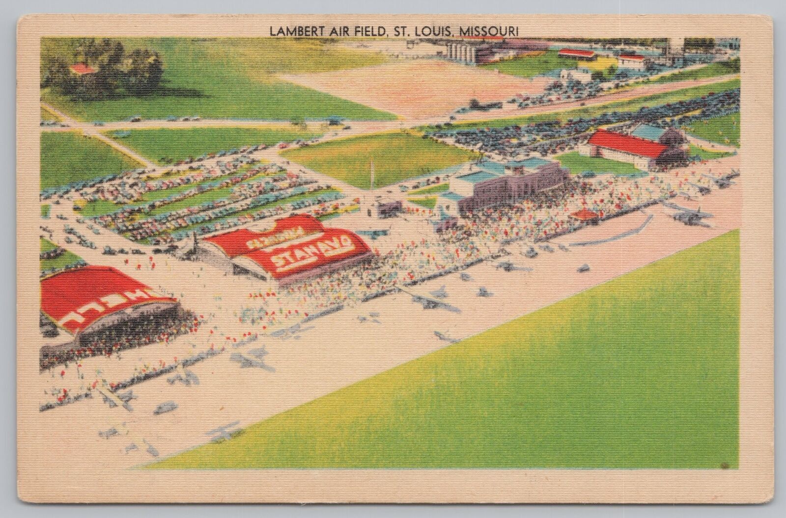 Transportation~St Louis MO~Aerial~Lambert Air Field~Planes~Vintage ...