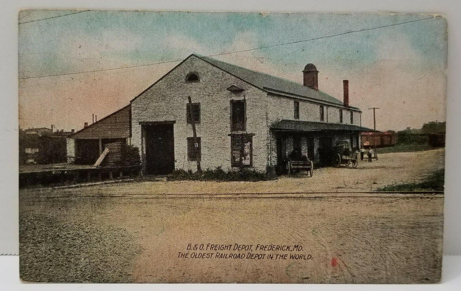 Frederick Md Freight Depot Oldest Rail Road Depot in the World Postcard ...