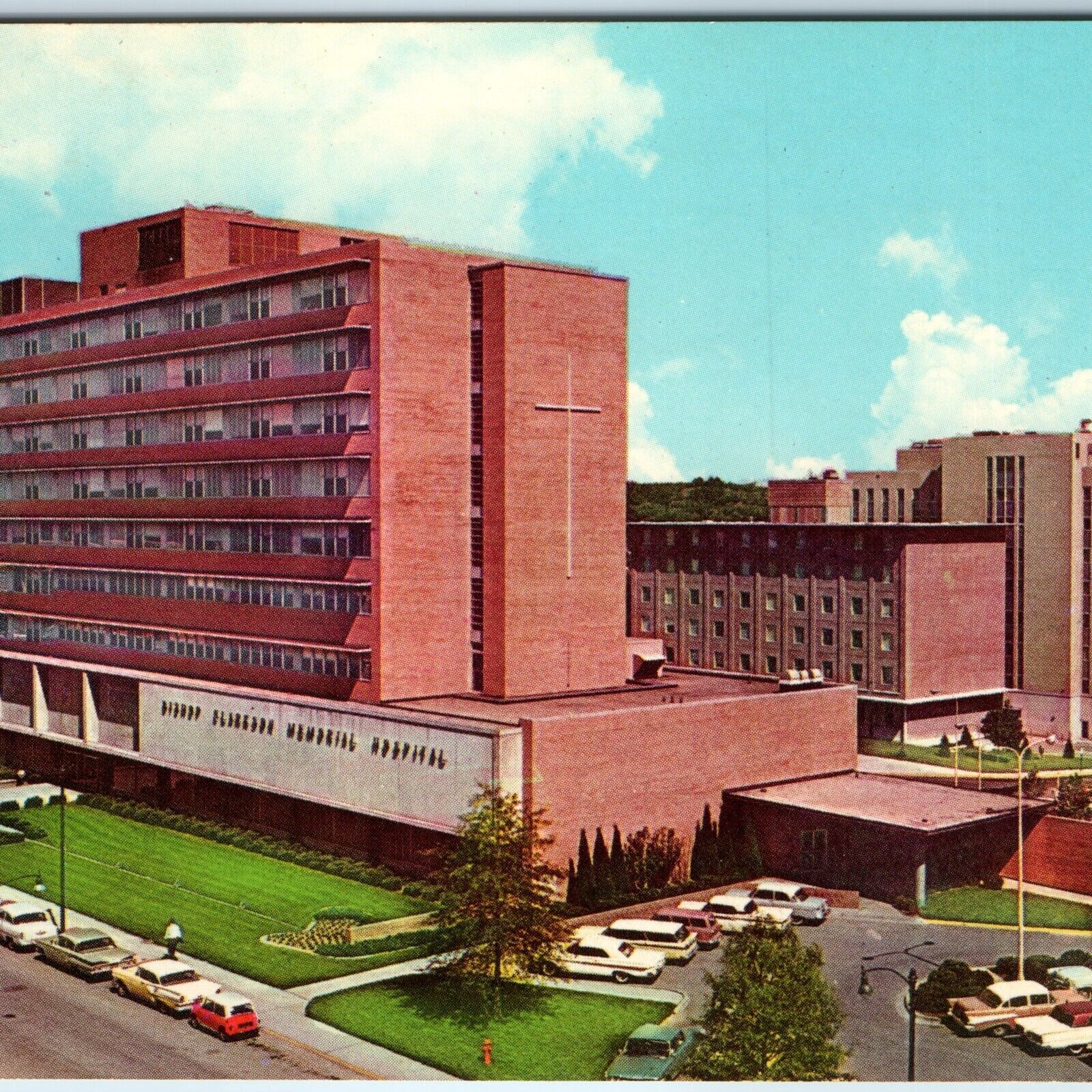 c1960s Omaha, NE Bishop Clarkson Hospital Dewey Ave Nurse School Mini ...