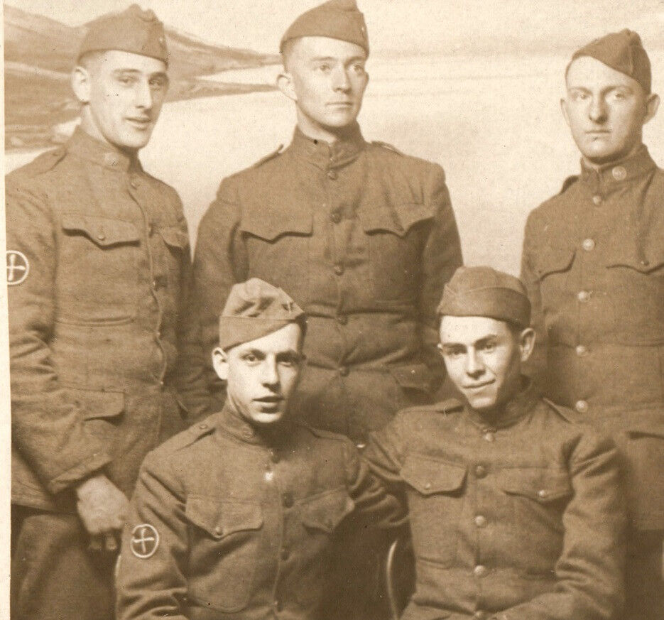 WWI US Army Air Service Aviation Mechanics Shoulder Patch Collar Disk ...