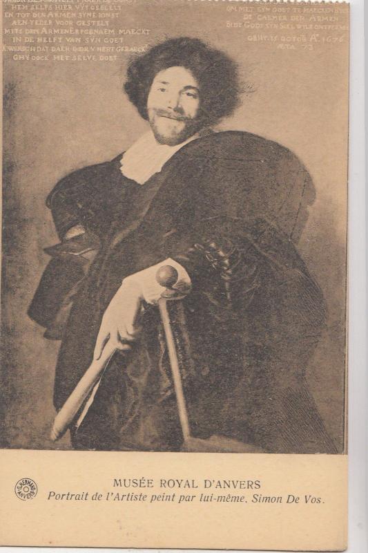 BF18121 portrait de l artiste peint par lyui meme painting art front ...