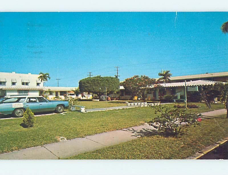 Pre-1980 OLD CARS & LA BELLE MOTEL Hollywood Florida FL M2547 | United ...