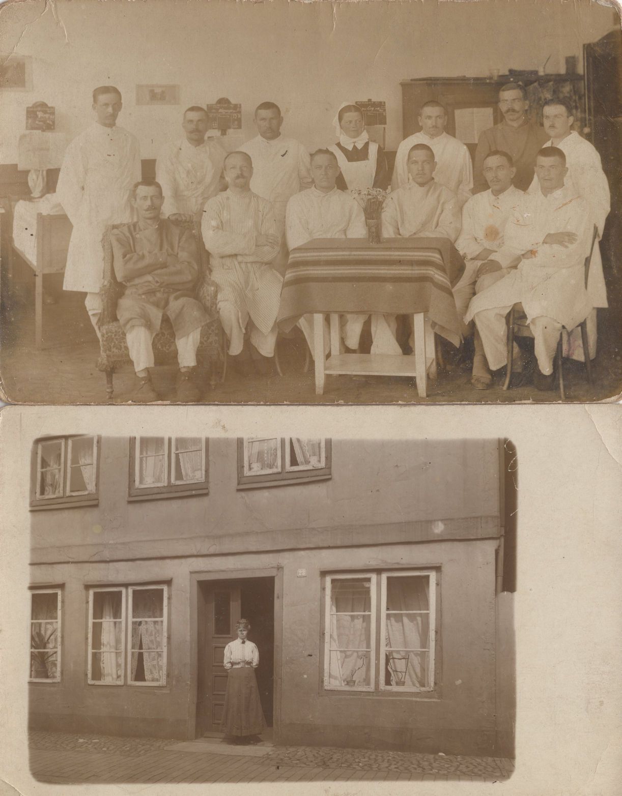 German Military Camp Chef Canteen Restaurant WW1 2x Postcard | Europe ...