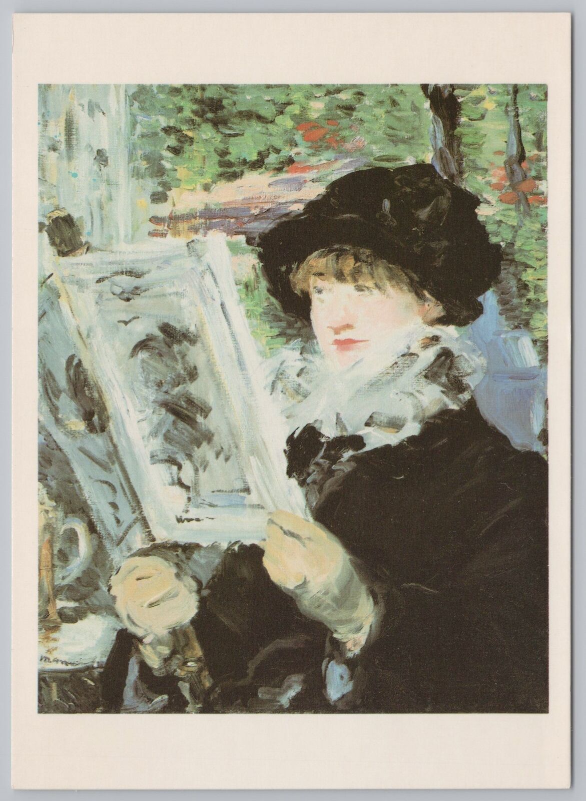 Art~Edouard Manet~Le Journal Illustre~Woman Reading~1878-79~Oil ...