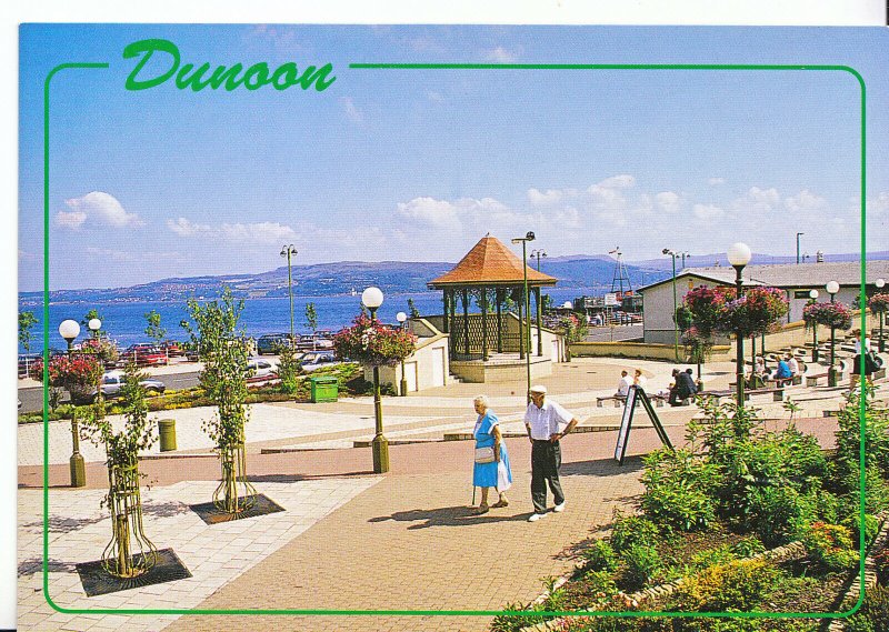 Scotland Postcard - Dunoon - Town Square of Dunoon on The Firth of ...
