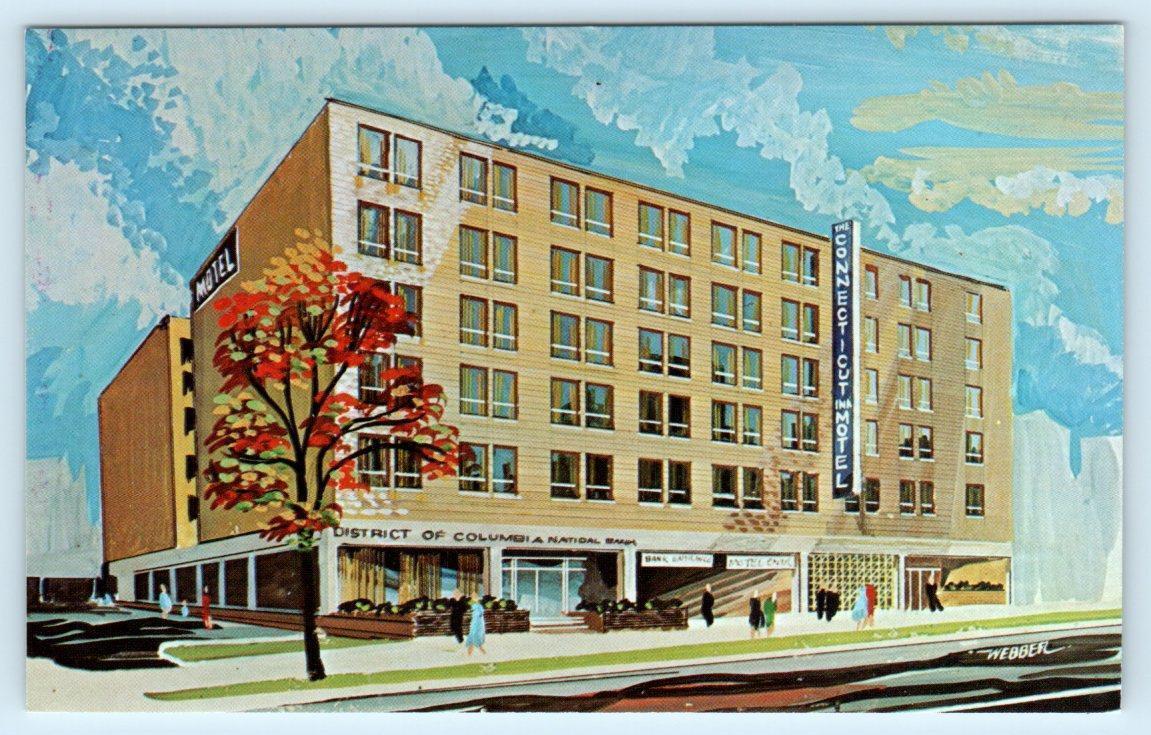 WASHINGTON D.C. ~ Roadside IN TOWN CONNECTICUT INN MOTEL 1960s-70s ...