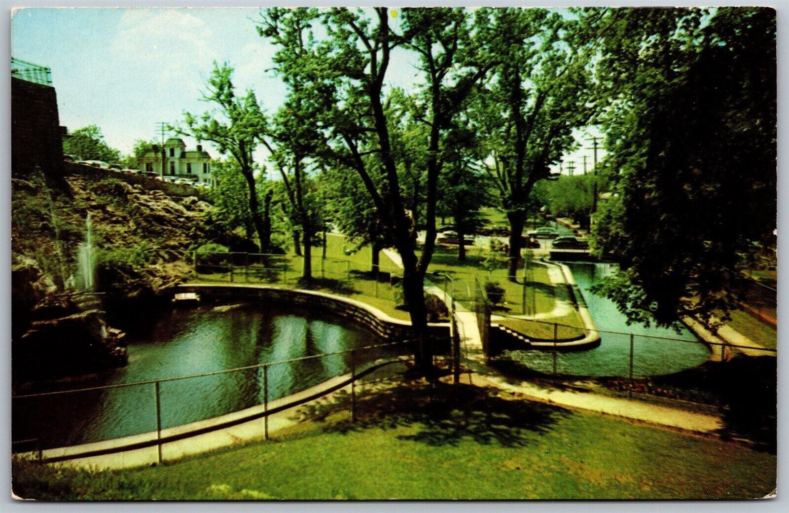 Vtg Huntsville Alabama AL The Big Spring Chrome View Postcard | United ...
