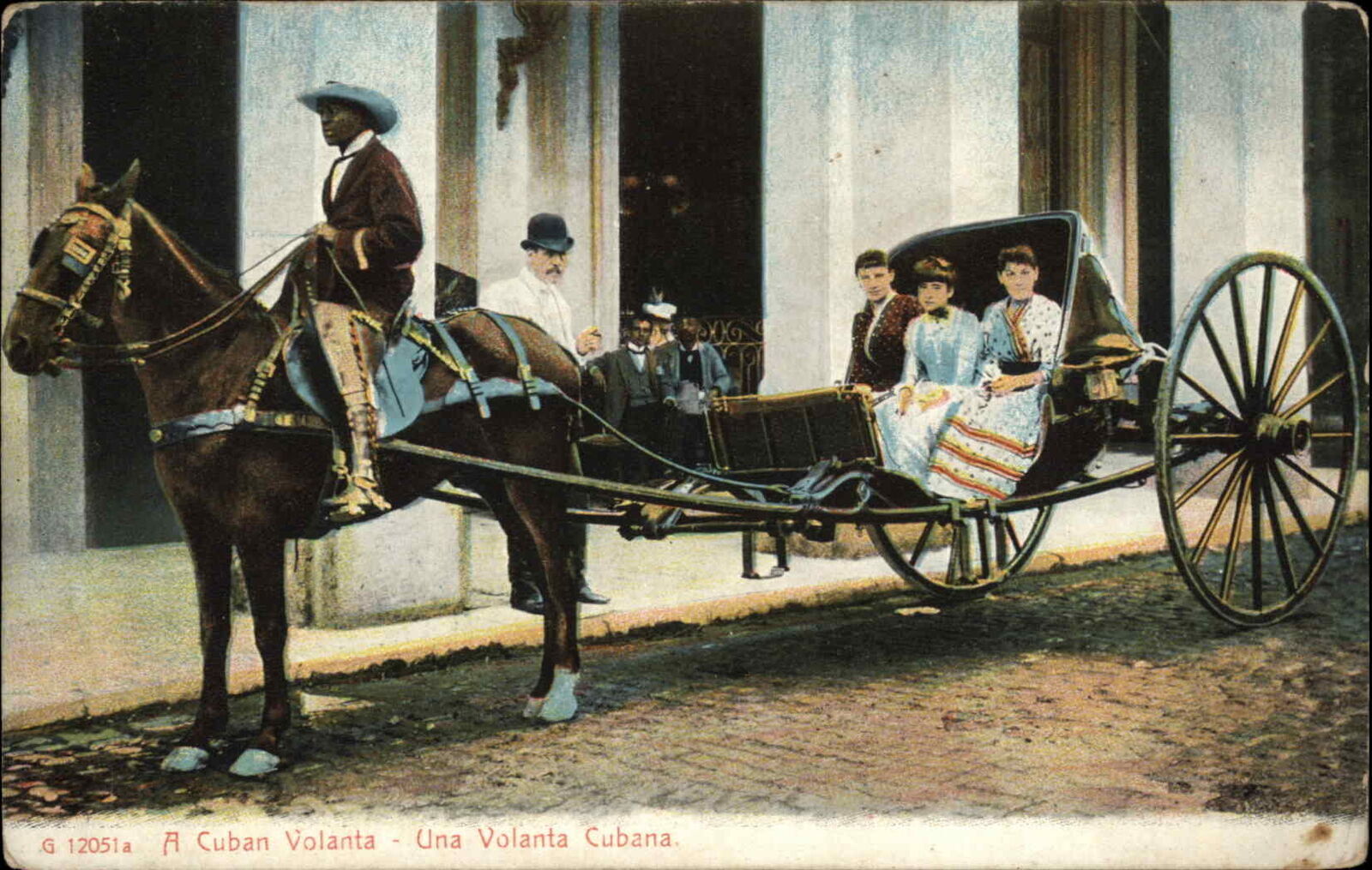 Cuba Cuban Volanta Horse and Carriage c1910 Vintage Postcard | Latin ...
