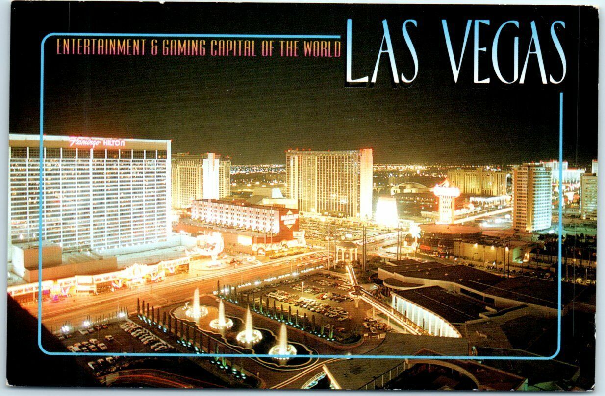 Postcard - Entertainment & Gaming Capital Of The World - Las Vegas ...