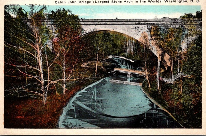 Washington D C The Cabin John Bridge Largest Stone Bridge In The World ...