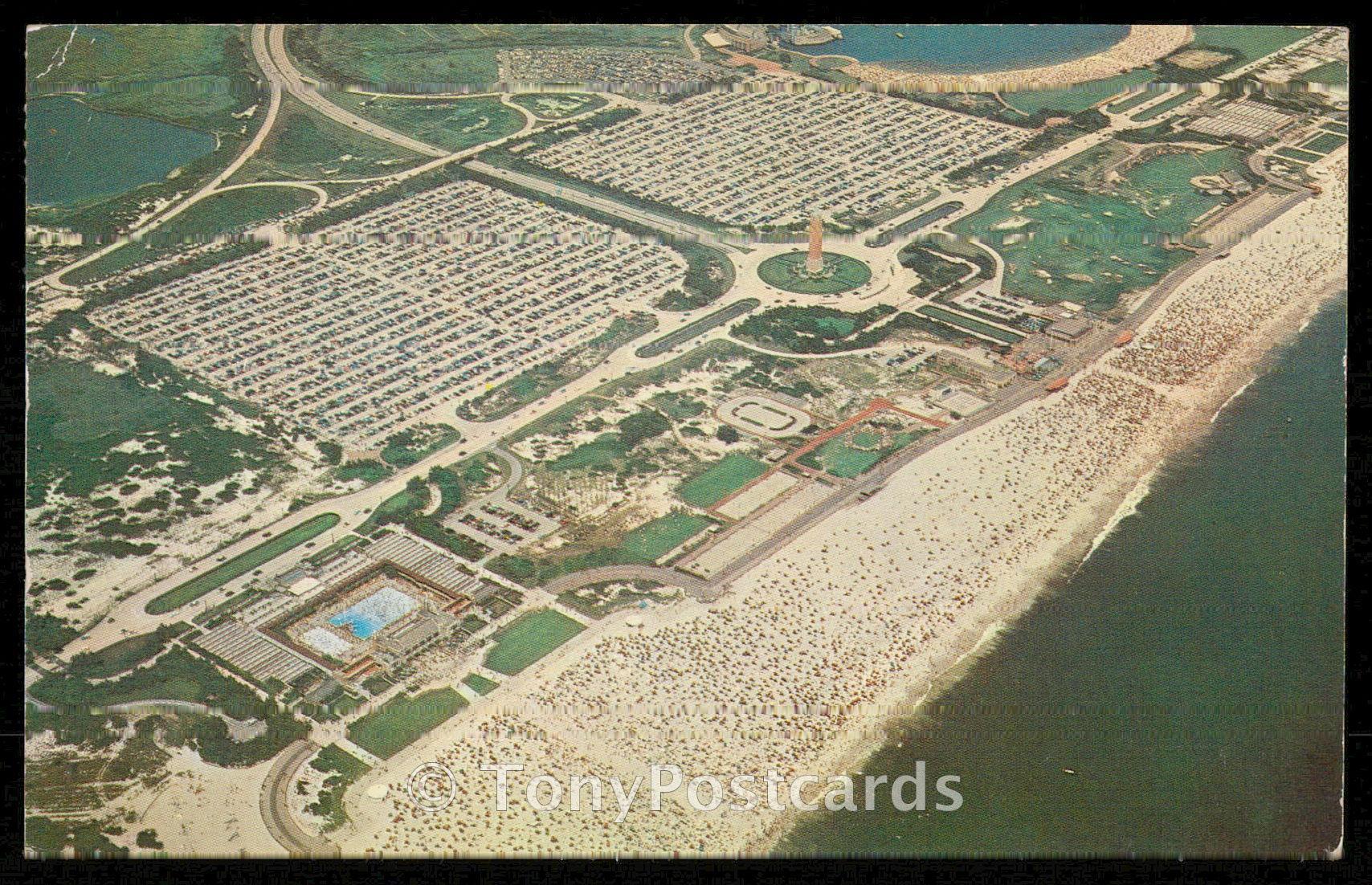 Aerial View of Jones Beach / HipPostcard