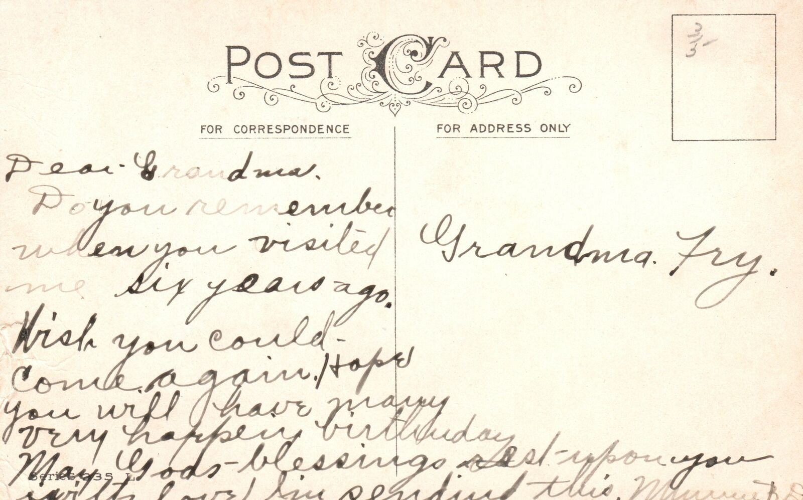 Vintage Postcard With The Best Wishes Bunch Of Flowers Remembrance Card ...