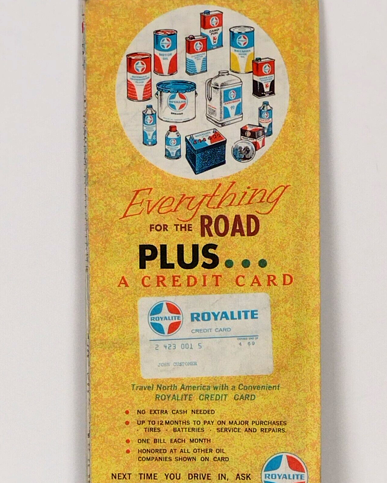 1967 Manitoba Saskatchewan Road Map Royalite Oil Company Advertising ...