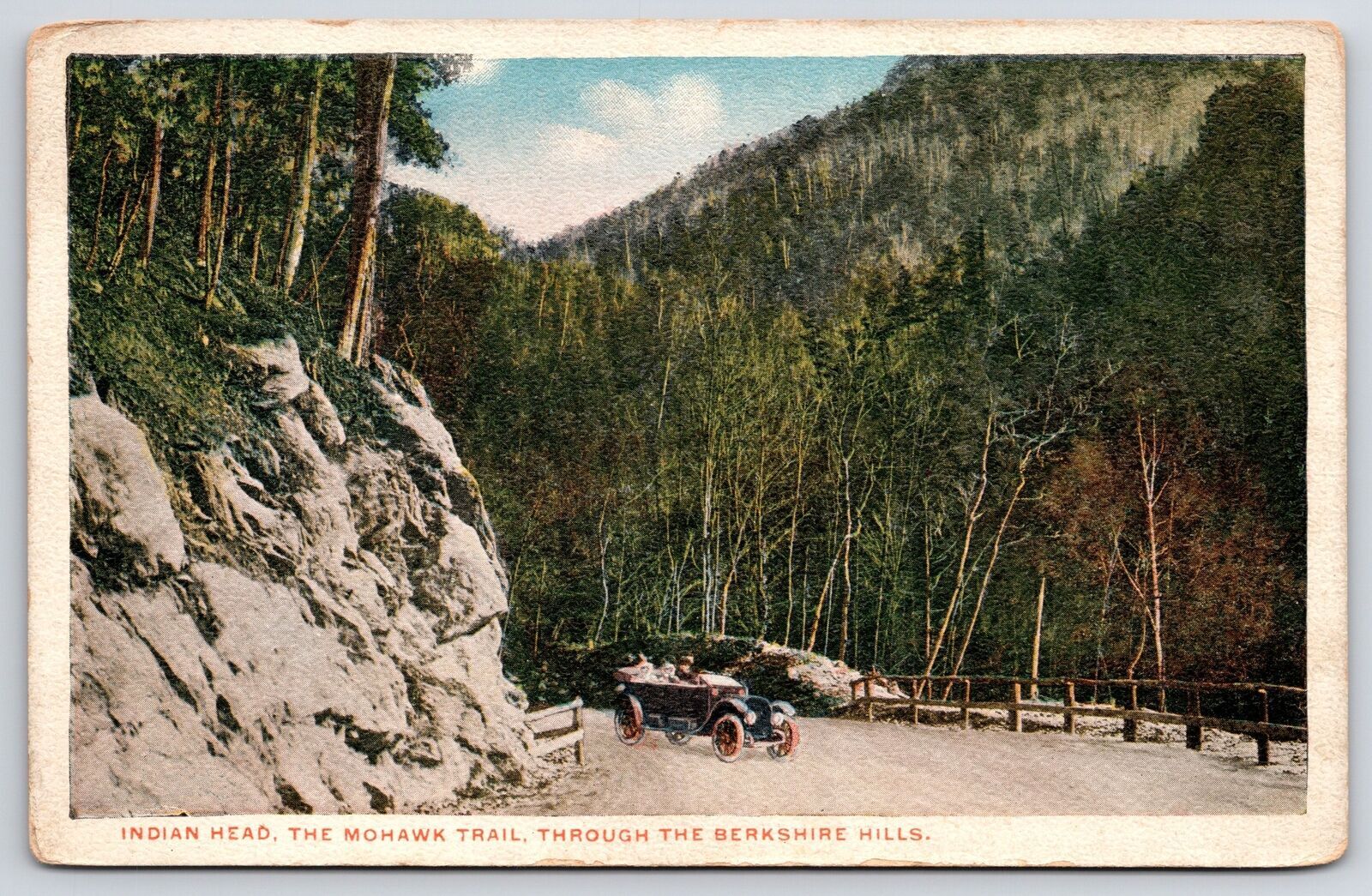 Indian Head The Mohawk Trail Through The Berkshire Hills Massachusetts ...
