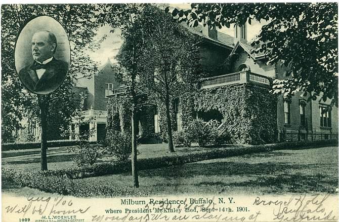 The Milburn Residence Buffalo NY New York Where President McKinley Died ...