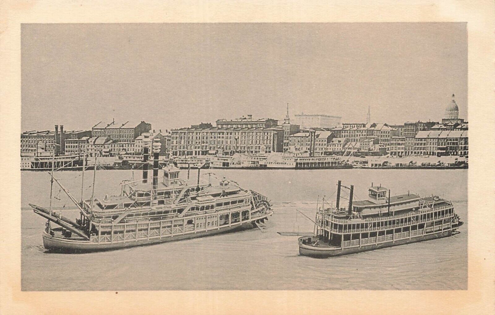 ST Louis Missouri Levee in 1870~Port of ST Louis Gallery~Historical SOC ...