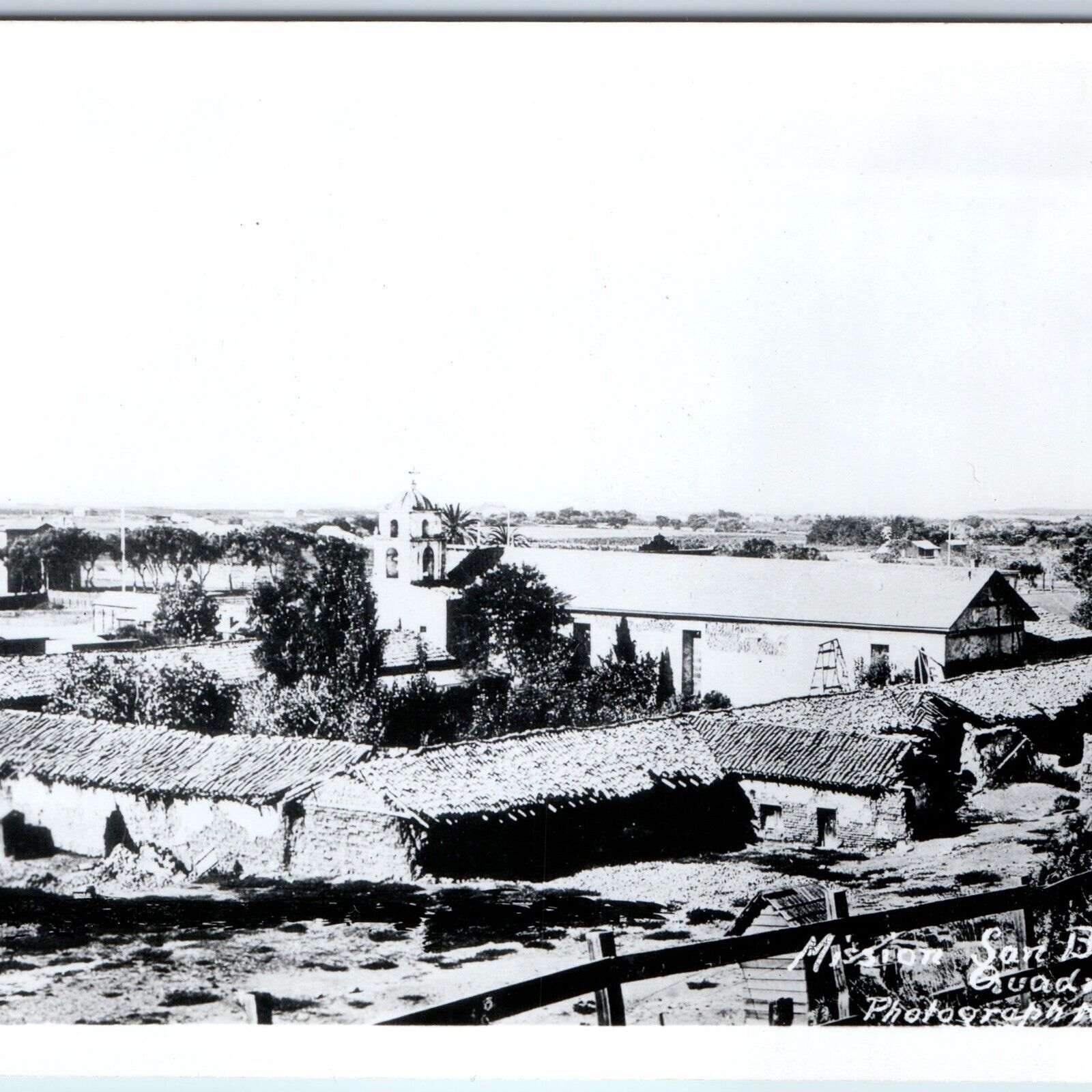 c1950s Ventura, CA RPPC Mission Basilica San Buenaventura 1875 Photo ...