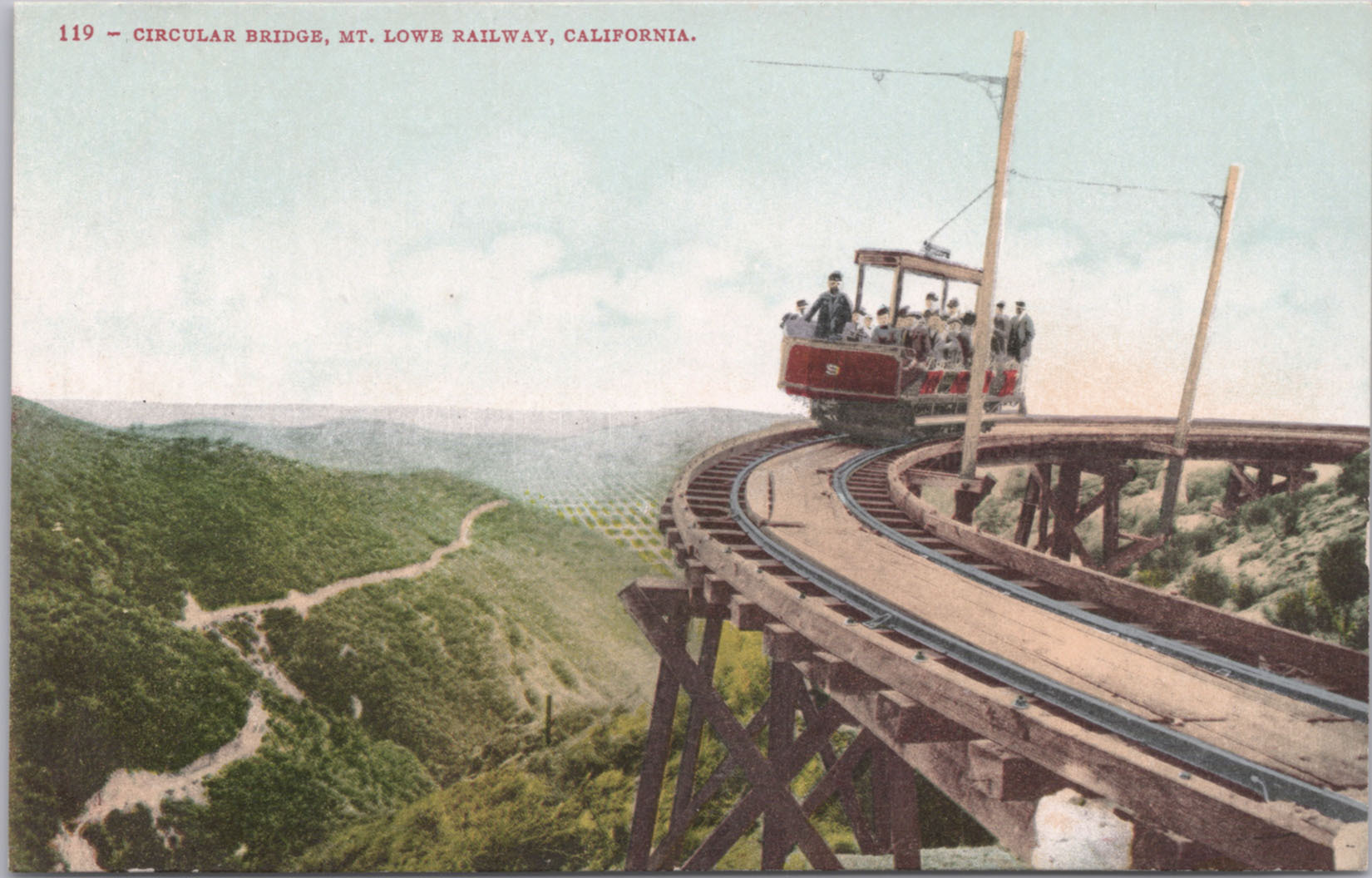 Mt Lowe Railway Incline California Circular Bridge | United States ...