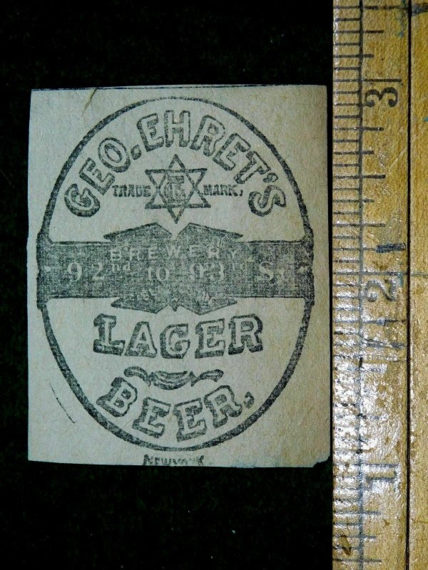 1870s-80s Geo. Ehret's Lager Beer Victorian Engraved Print Ad L14 ...