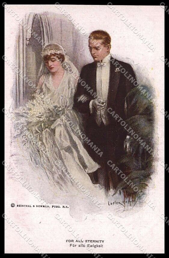 Illustratori Artist Signed Lester Ralph Lady Reinthal serie 816 pc ...