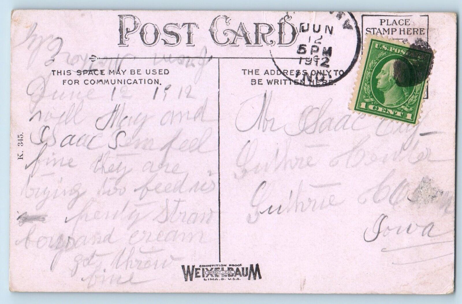 Rome City Indiana IN Postcard Spring Beach Waterfront View 1912 Vintage ...