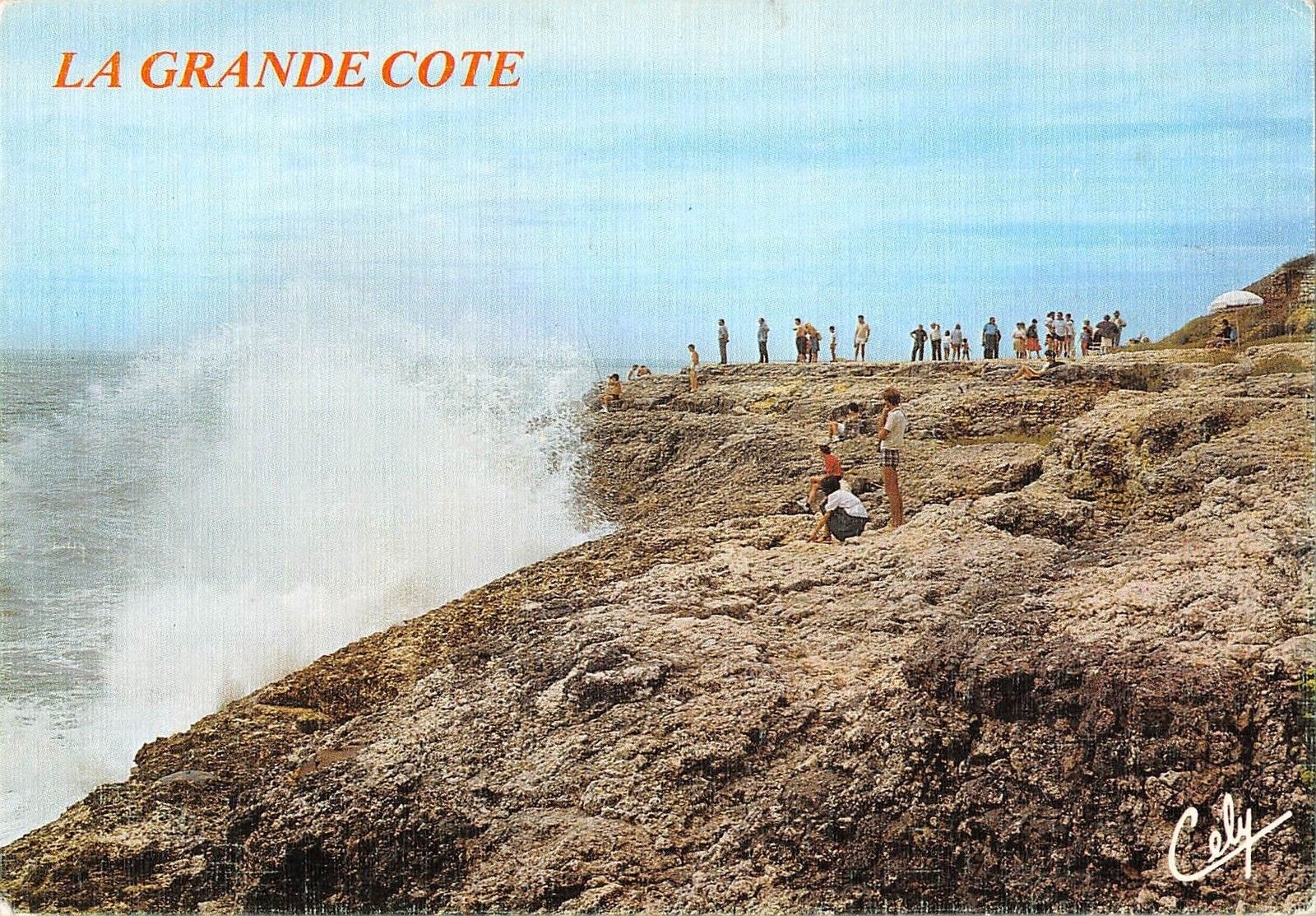 BT5149 St Palais sur mer grosse vague a la grande cote France | Europe ...