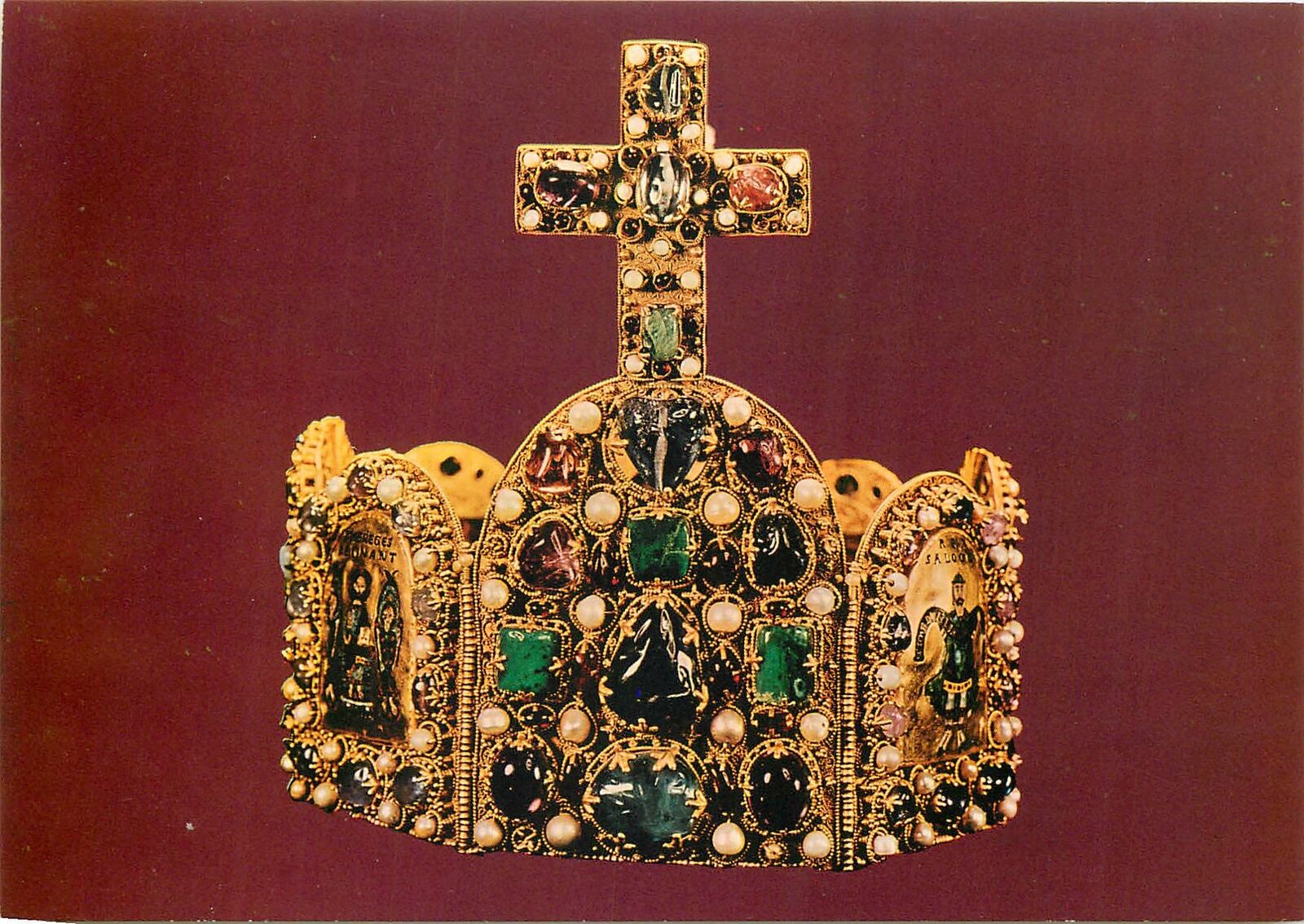 Royalty artefact Postcard Gold Crown regal | Topics - Royal Families ...