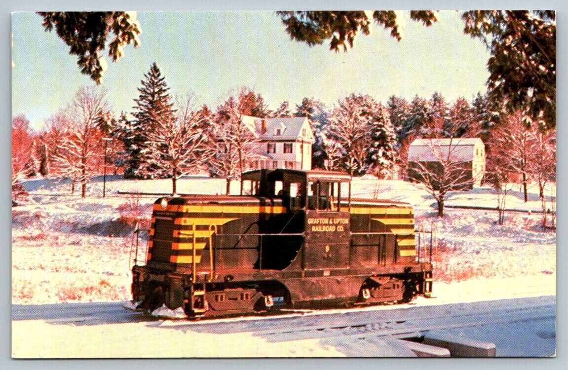 Grafton & Upton Railway RR Railroad Train Locomotive Postcard | Other ...