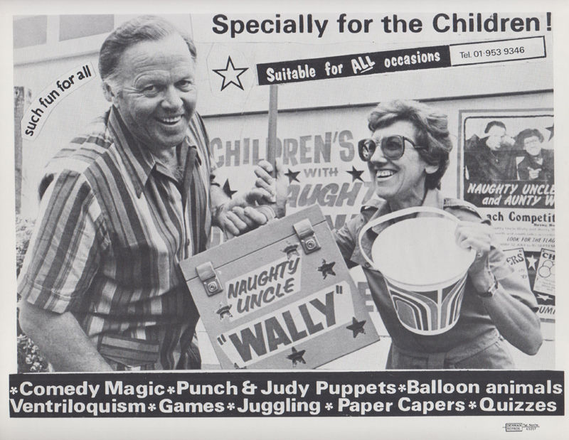 Naughty Uncle Wally 1980s Punch & Judy Balloon Animals Magic Show Media ...