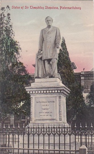 South Africa Pietermaritzburg Statue Of Theophilus Shepstone | Africa ...