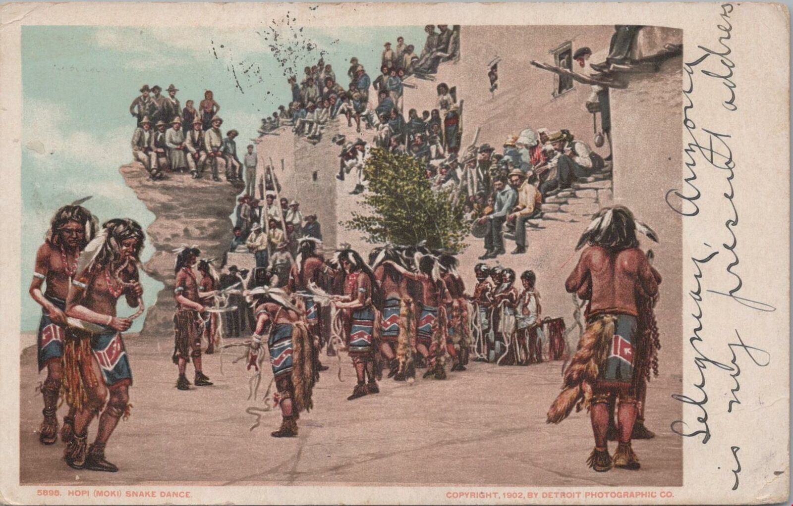 Postcard Native American Hopi Moki Snake Dance 1906 | Other / Unsorted ...