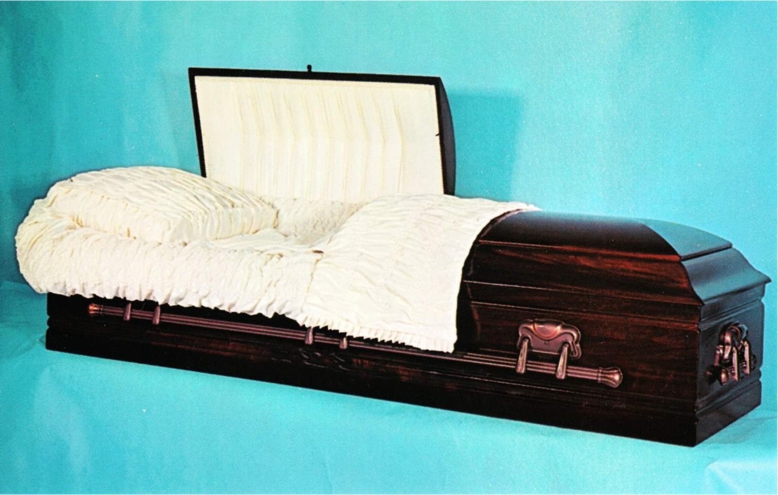 Coffin by the Imperial Casket Company Ad Repro Postcard | Topics ...