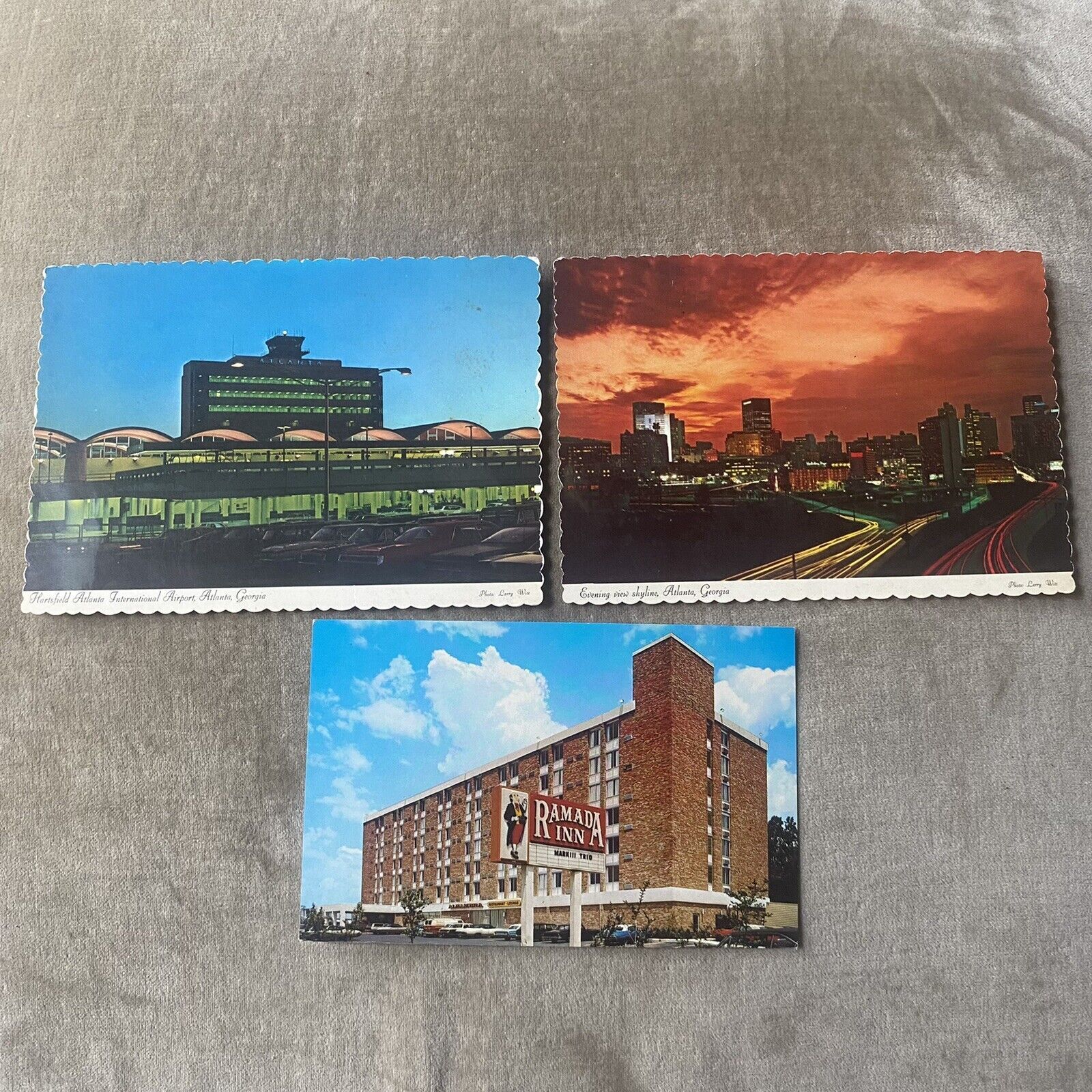 Atlanta Georgia GA Ramada, Hartfield Airport, Skyline - Vintage ...