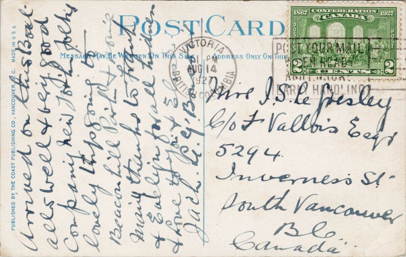 SS 'Princess Kathleen' CPR Ship Steamship c1927 Postcard F68 | Other ...