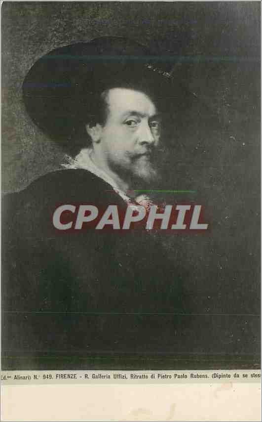 Postcard Modern Galleria Uffizi Firenze R Ritratta di Pietro Paolo ...